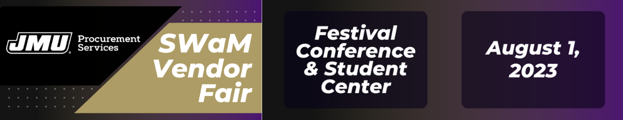 JMU SWam Vendor Fair - Small Business Development Center
